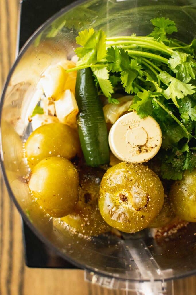 Tomatillo Salsa Verde - Sticks Scratch Kitchen