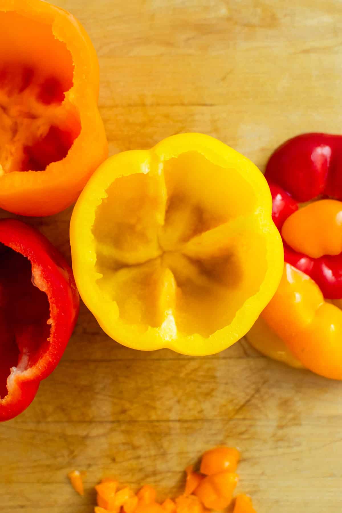 Ground Turkey Stuffed Peppers - Sticks Scratch Kitchen