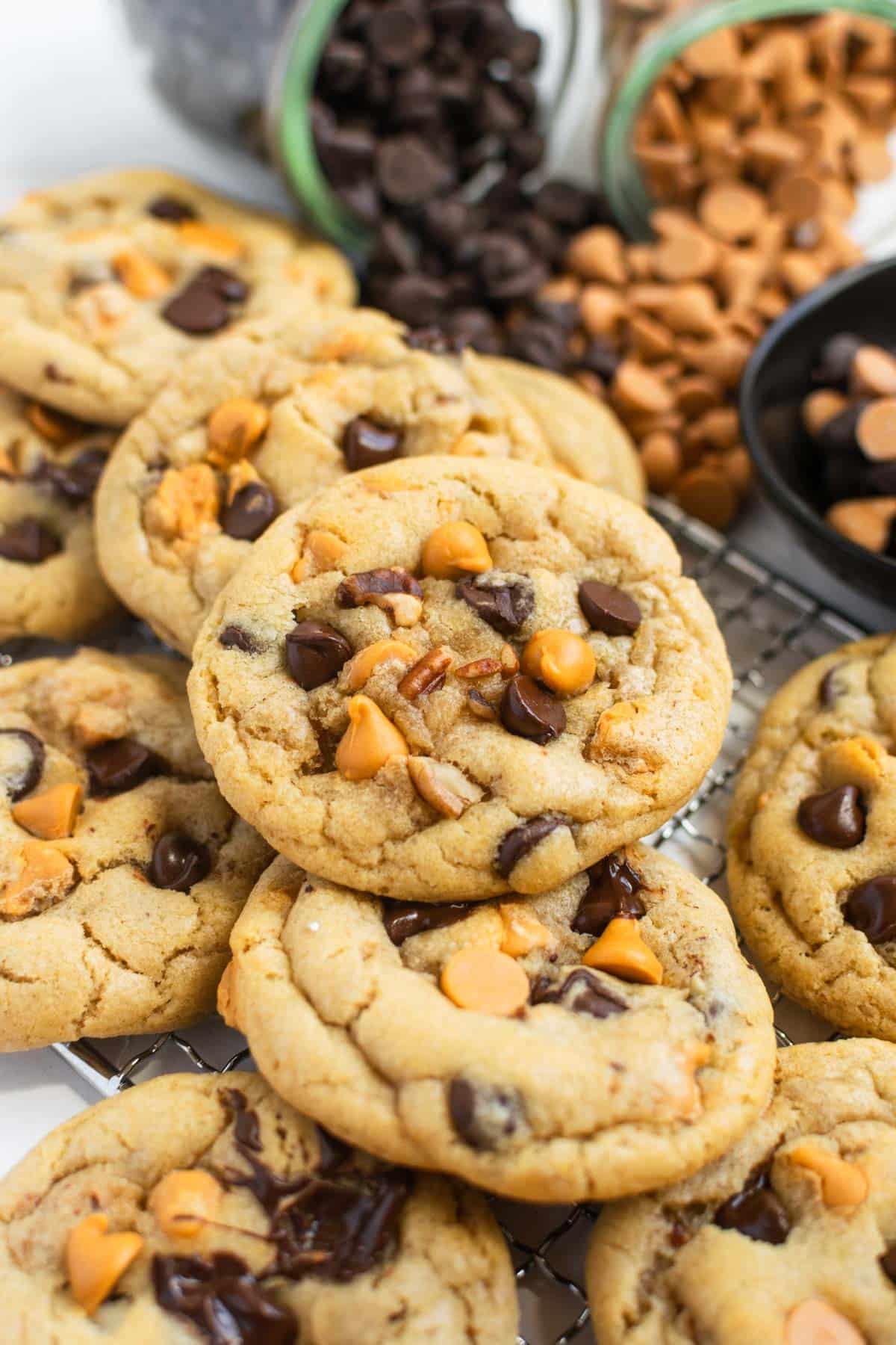 Brown Butter Butterscotch Chocolate Chip Cookies - Sticks Scratch Kitchen
