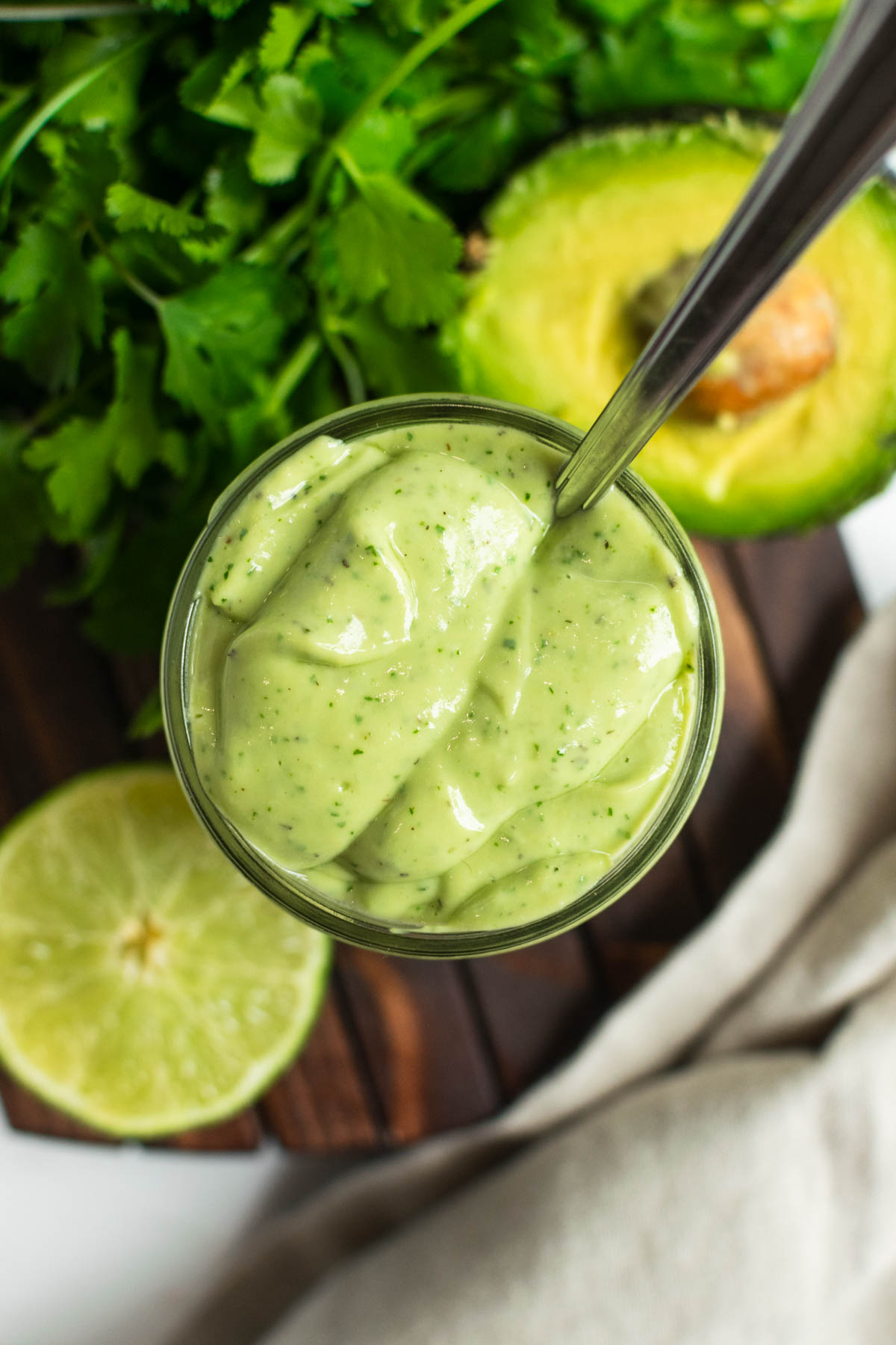 Avocado Ranch Dressing - Sticks Scratch Kitchen
