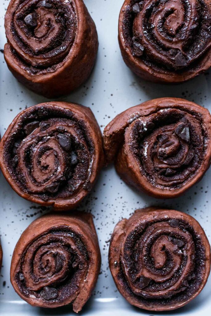 Triple Chocolate Cinnamon Rolls - Sticks Scratch Kitchen